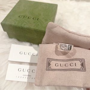 Gucci | Accessories | Gucci High Polish Interlocking G Sterling Silver ...